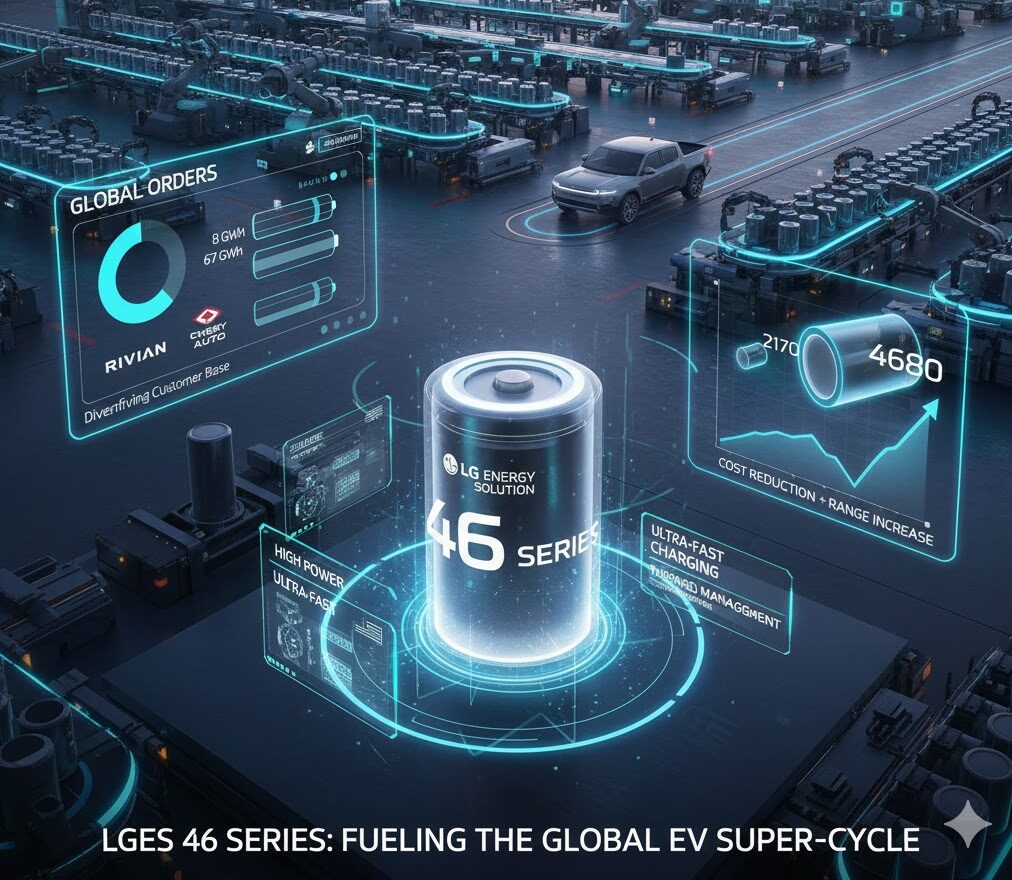 LGES、高性能46シリーズ円筒形バッテリーの受注を継続拡大 | 「Battery」ブレイクスルーの羅針盤